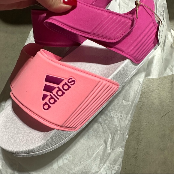 adidas | Shoes | Adidas Adilette Velcro Comfort Sandals | Poshmark